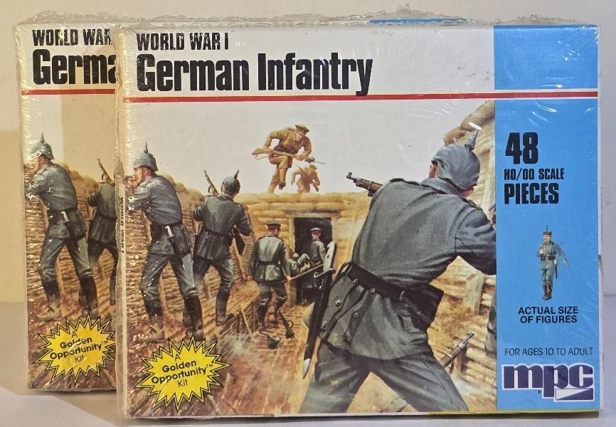 MPC 6019 World War I German Infantry 3 COMPLETE Sets 2 Boxes 135 ...