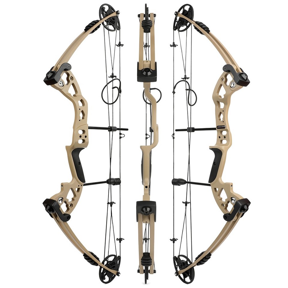 Compound Bow Fishing Set 30-55lbs Bowfishing Reel Archery Shooting ...