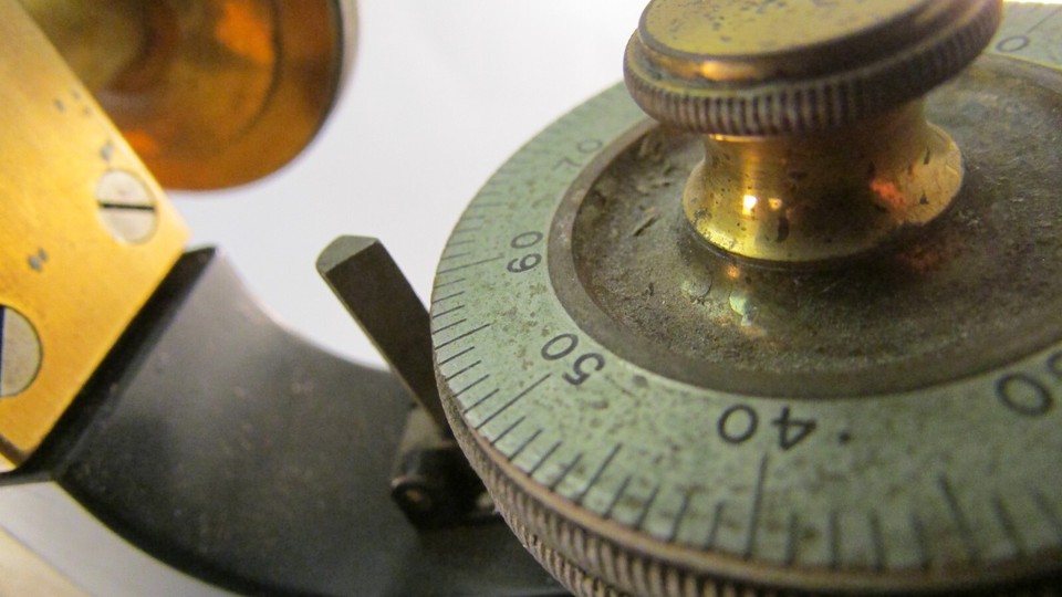 Antique Arthur H. Thomas Bausch & Lomb Optical Microscope Princeton 122 ...