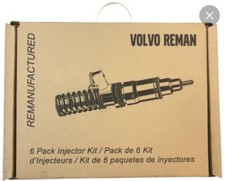Genuine VOLVO Mack Mp7 Fuel Injector Set 85143384 Contains 6- 85013718 ...
