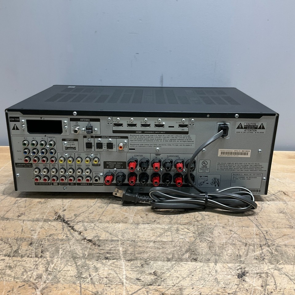 SONY STR-DH810 Surround Sound Amplifier Home Audio Receiver HDMI No ...