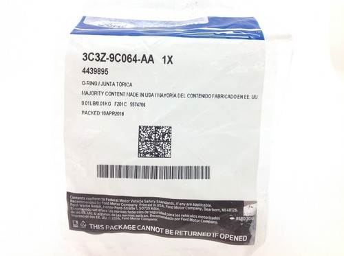 Joint torique un pour pièces Ford 3C3Z-9C064-AA | eBay