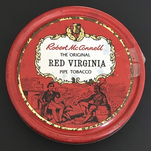 Robert McConnell Red Virginia Pipe Tobacco Tin 50g Empty | eBay