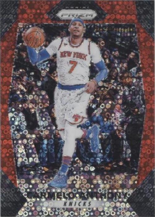 2017-18 Panini Prizm - Carmelo Anthony #279 Red Fast Break Prizm /125 ...