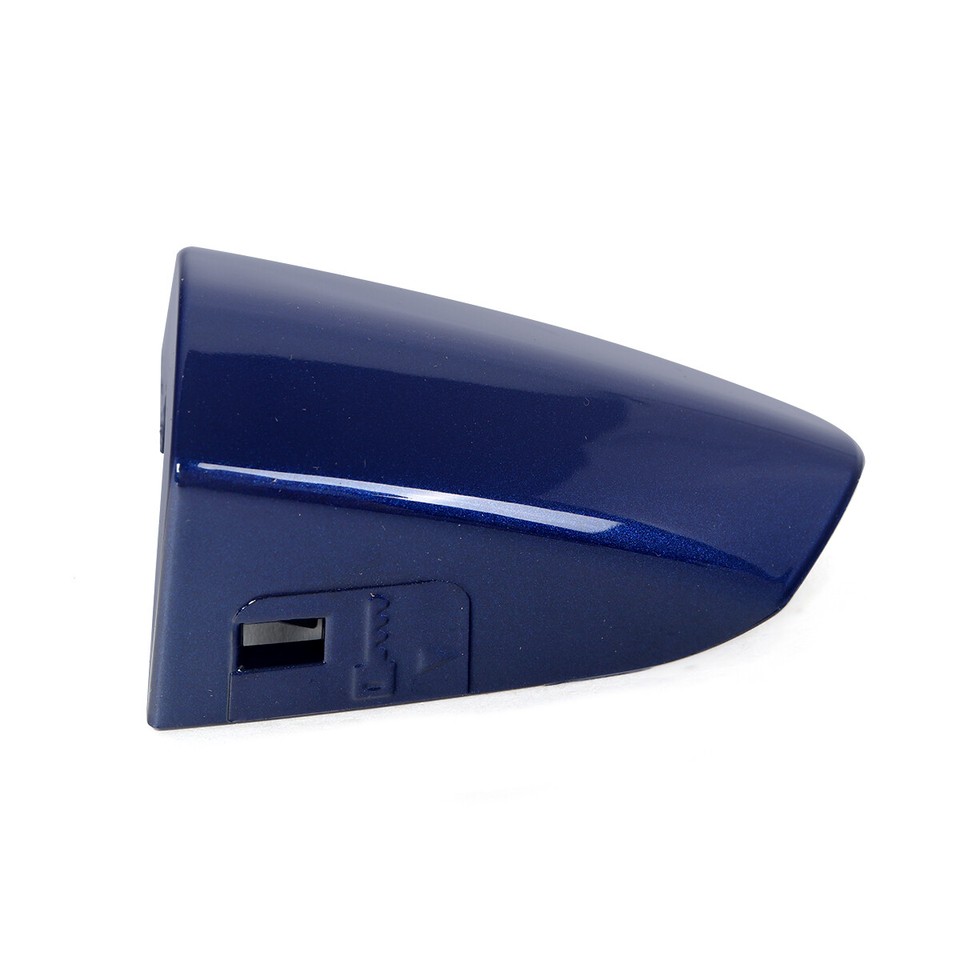 For 2015-22 Mustang Deep Impact Blue Door Handle Key Lock Cover Bezel ...