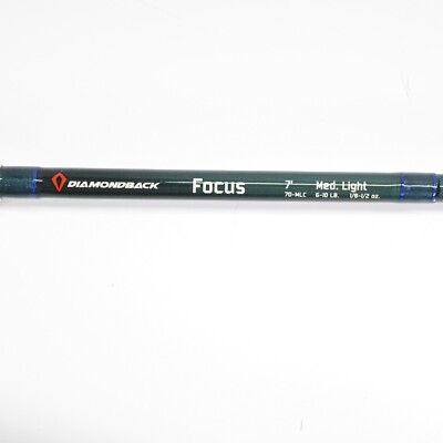 Diamondback Focus Casting Rod - 7' Medium Light = 6-10 lbs, 1/8-1/2 oz ...
