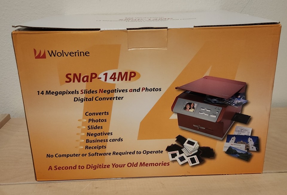 Wolverine SNaP-14MP Digital Converter for Photos Slides Negatives | eBay