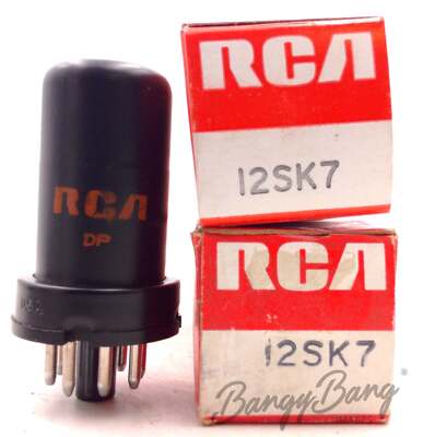 2 RCA 12SK7/VT-131/CV543 RF IF Amplifier Superhet Receiver Audio Vacuum ...