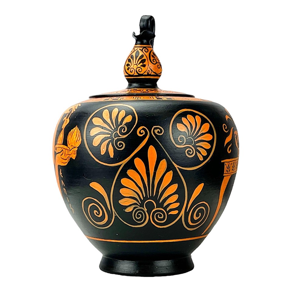 Pandora Box and Goddess Hope Jewelry Jar Vase Ancient Myth Greek ...