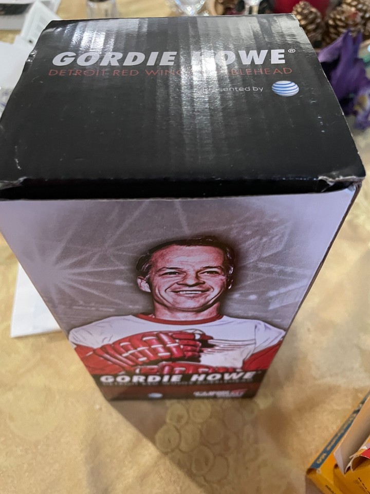 AT&T Commemorative Mr Hockey HOF Gordie Howe #9 Bobblehead NHL Detroit ...