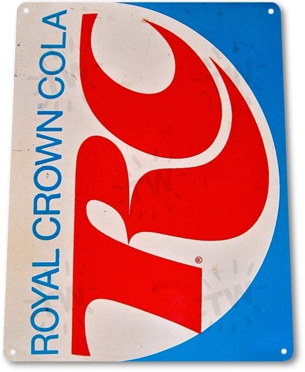 Royal Crown RC Cola Logo Soda Pop Ad Vintage Retro Wall Decor Bar Metal ...