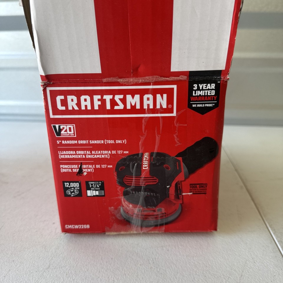 CRAFTSMAN V20* Random Orbit Sander, Tool Only (CMCW220B) Parts/not ...