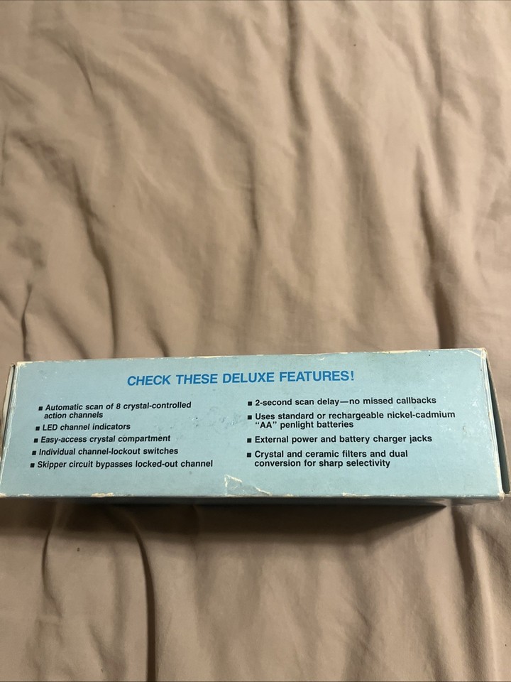 Realistic Portable Scanner Pro-25 VHF Hi/lo Aircraft UHF Cat. No. 20 ...