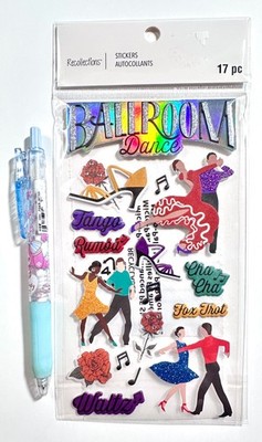 Ballroom Dancing Dance Stickers Scrapbooking Card Making Recollections ...