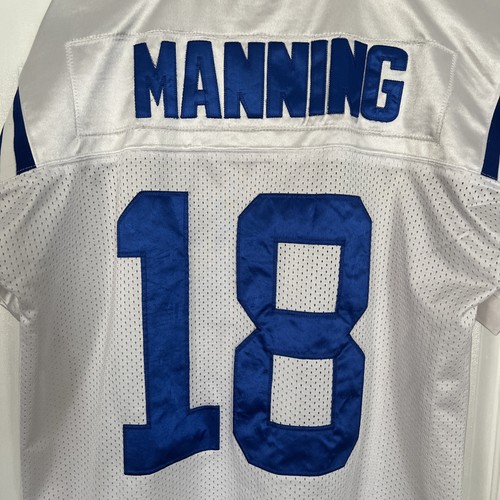 Peyton Manning Indianapolis Colts NFL #18 Jersey Size 48 Captain's ...