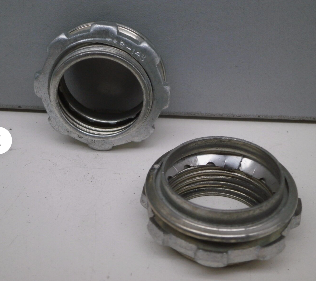 Thomas&Betts 5381. 1" EMT Conduit Steel Sock Connector Socks Concrete ...