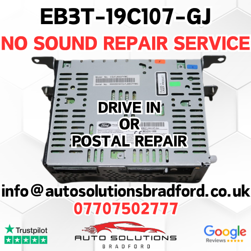 EB3T-19C107-GJ FORD RANGER ACM AMPLIFIER NO SOUND VOLUME SPEAKER REPAIR ...