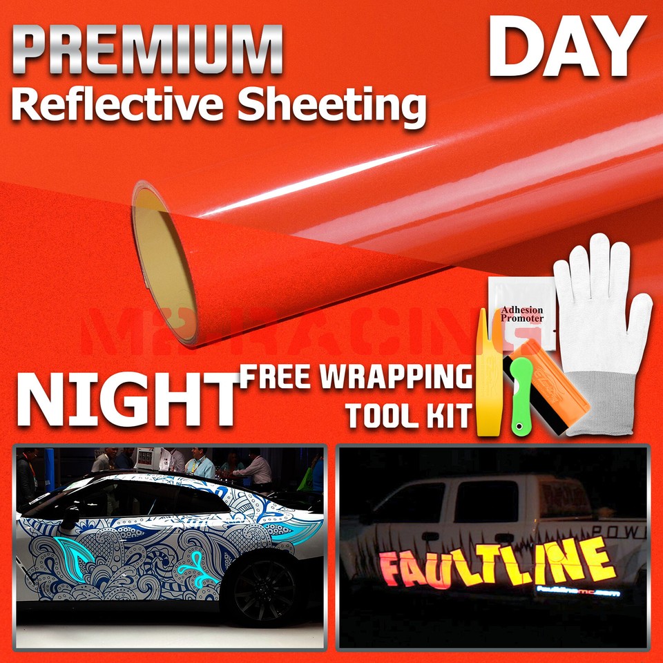 *Reflective DIY Vinyl Car Vehicle Wrap Sticker Decal Graphic Sign ...