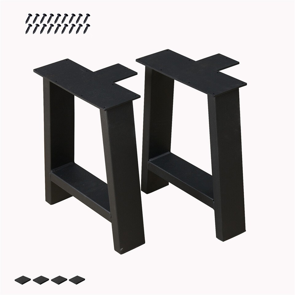 16" Cast Iron Table Legs Metal Desk Legs Furniture Coffee Table Legs ...