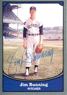 Jim Bunning Autographed 1990 Pacific Card | eBay