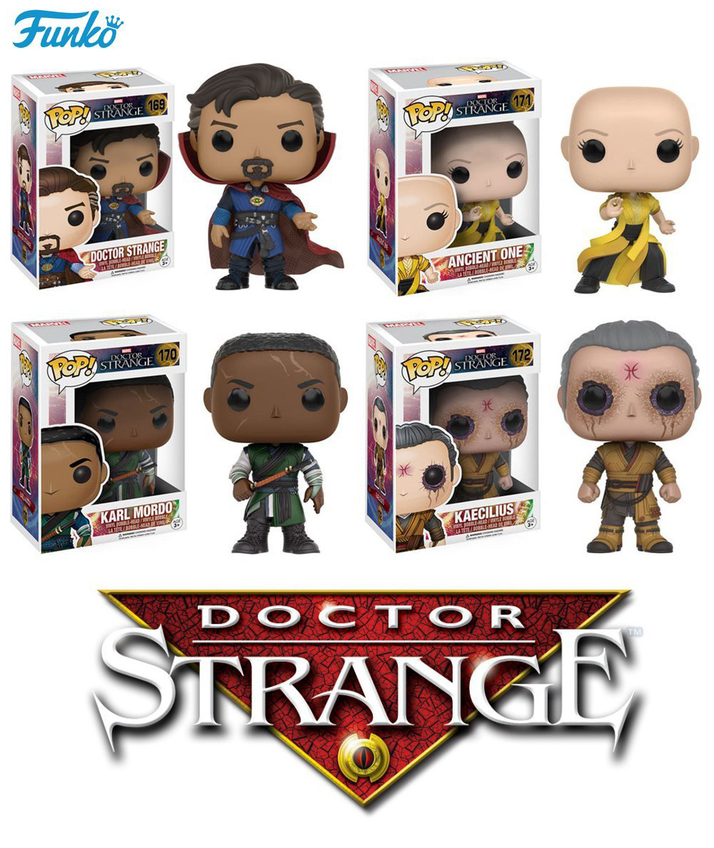 Doctor Strange Pop Vinyl - Set of 4 POP Vinyls by Funko - Ready to Ship ...