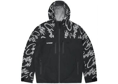 Corteiz Elitework Windbreaker Jacket Black / Reflective Brand New in ...
