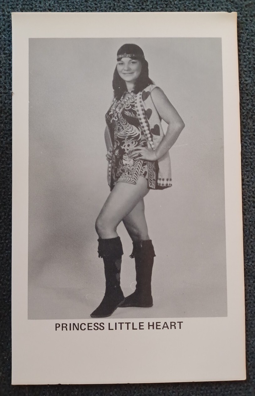 💥1️⃣9️⃣7️⃣0️⃣s Boyd Pierce Princess Little Heart Wrestling Card NWA WWF ...