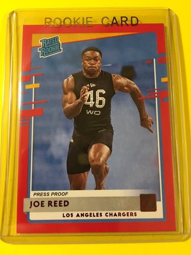 2020 Panini Donruss - Rated Rookie Press Proof Red #346 Joe Reed (RC ...