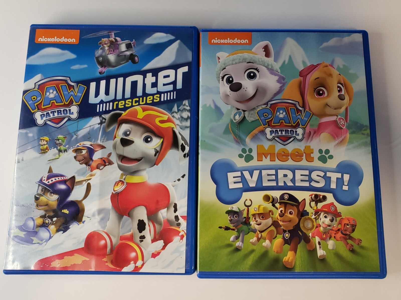 Lot Of 2 Paw Patrol DVDs Winter Rescue & Meet Everest! | eBay