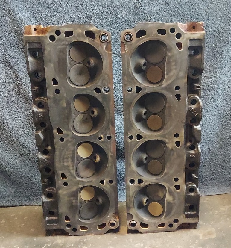 GT-40P Cylinder Heads Iron 4 Bar Explorer 87-93 Mustang GT LX SSP 5.0 ...