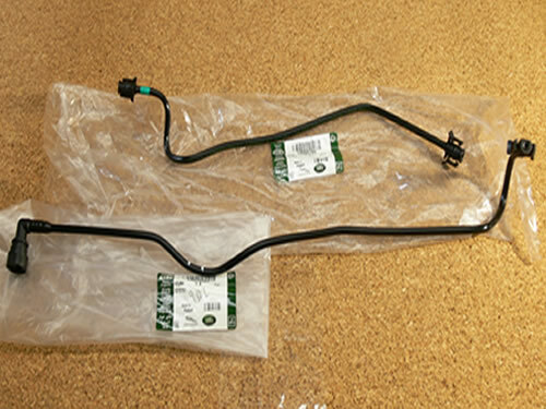 GENUINE LAND ROVER EXPANSION TANK OVERFLOW HOSES SET LR2 3.2L LR006165 ...