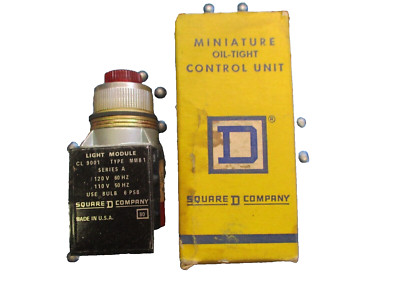 NEW SQUARE D LIGHT MODULE RED SER A CL 9001 TYPE MMB 1 | eBay