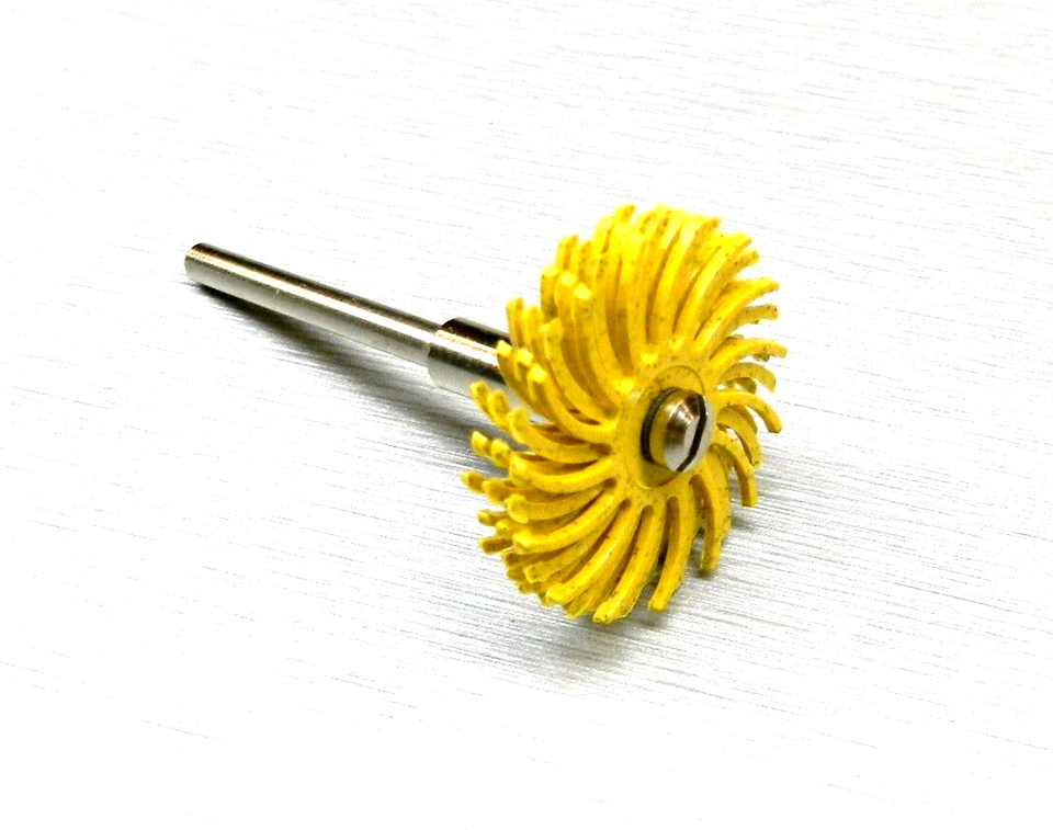 3m Radial Bristle Discs 80 Grit Yellow Bristle Brush 1" Pack if 6 and 1 ...