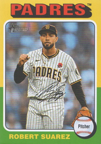 2024 Topps Heritage Baseball #714 Robert Suarez SP | eBay