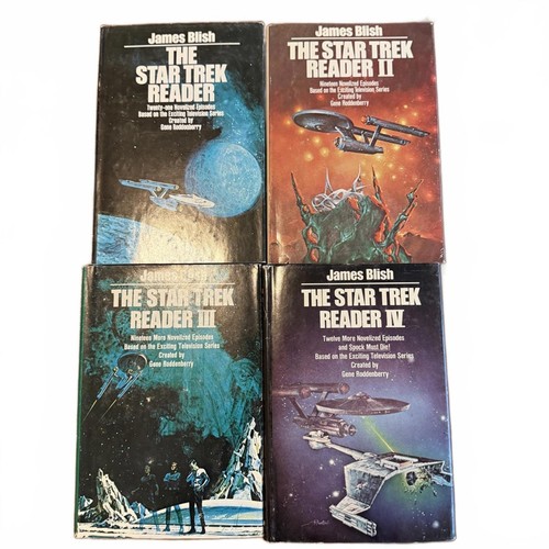 Star Trek Reader 1–4 First Edition Hardcover Set James Blish Sci-Fi TV ...