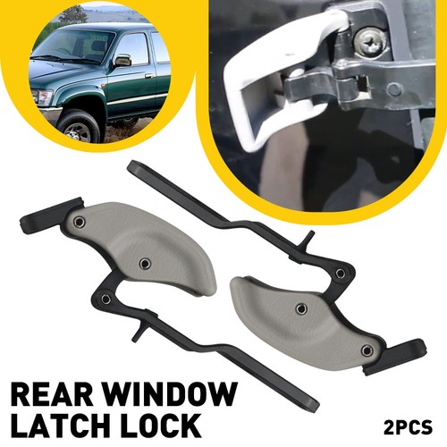 Gray Rear Quatar Window Latch Lock Left & Right For Toyota Tacoma Hilux ...
