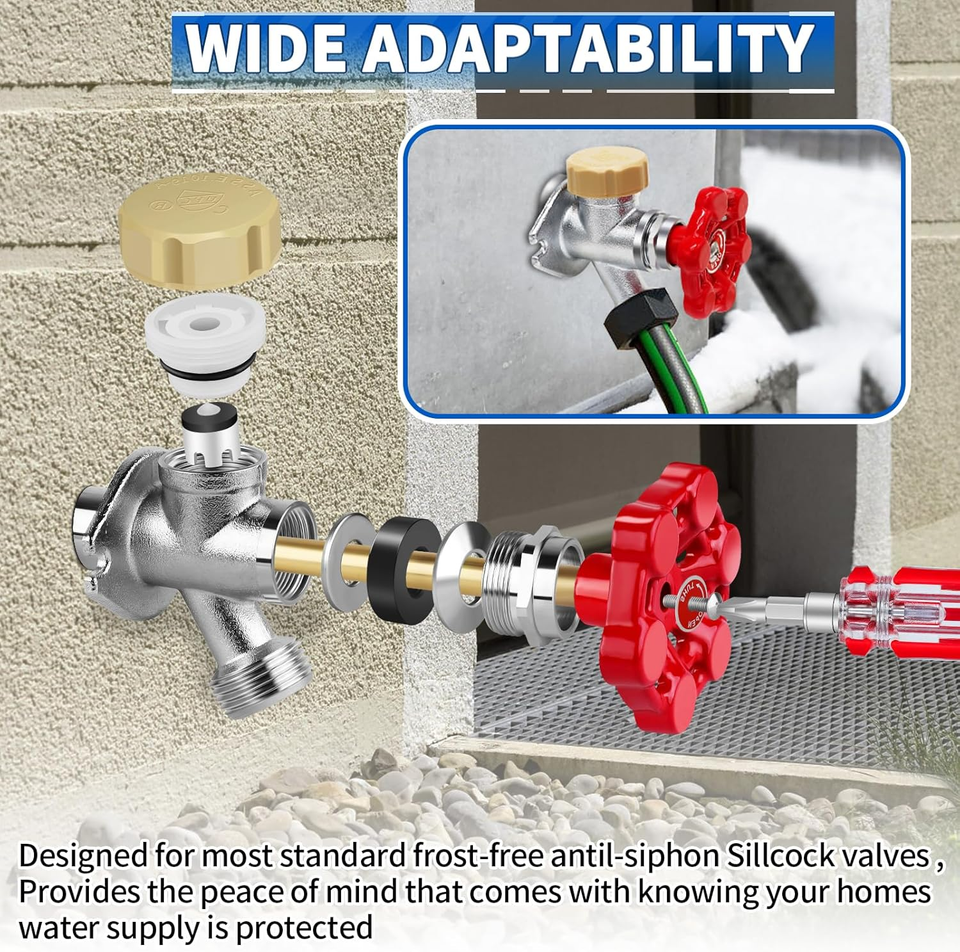 Outdoor Faucet Repair Kit ASSE 1019-A Vacuum Breaker outside Faucet ...