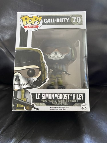 Funko Pop! Games Call of Duty Lt. Simon 'Ghost' Riley Vinyl Figure #70 ...