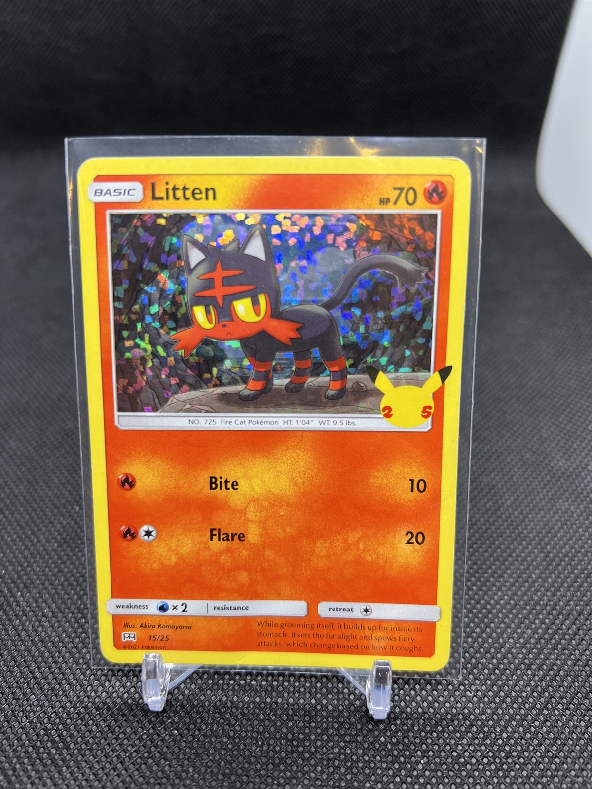 Pokémon TCG Litten McDonald's Promos 15/25 Holo Promo Promo for sale ...