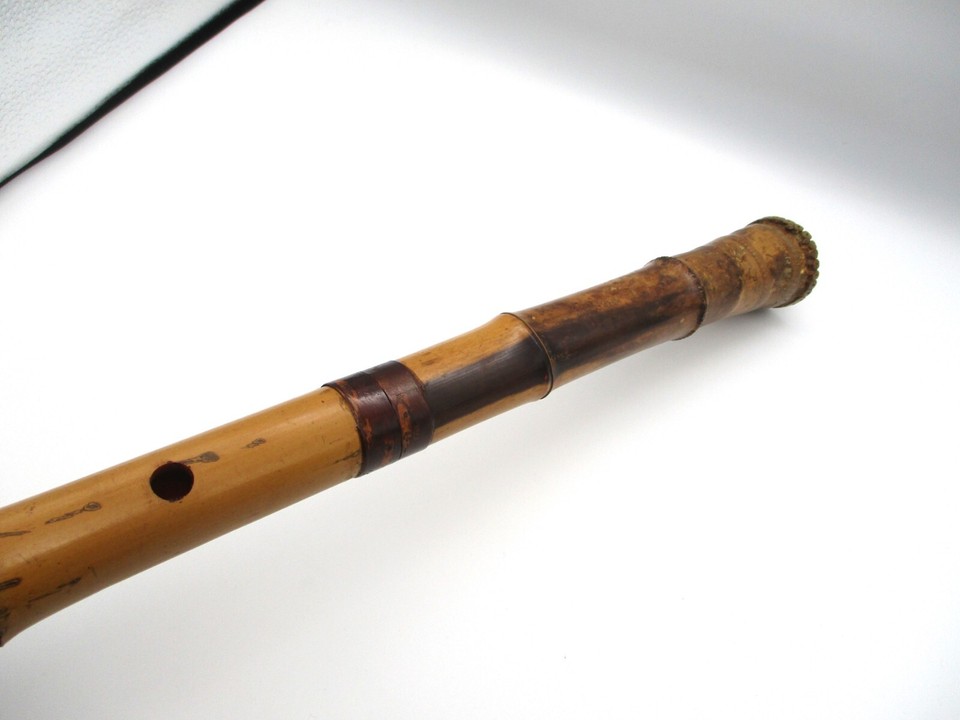 shakuhachi bamboo flute Japanese Flute Instrument Traditional Vintage ...