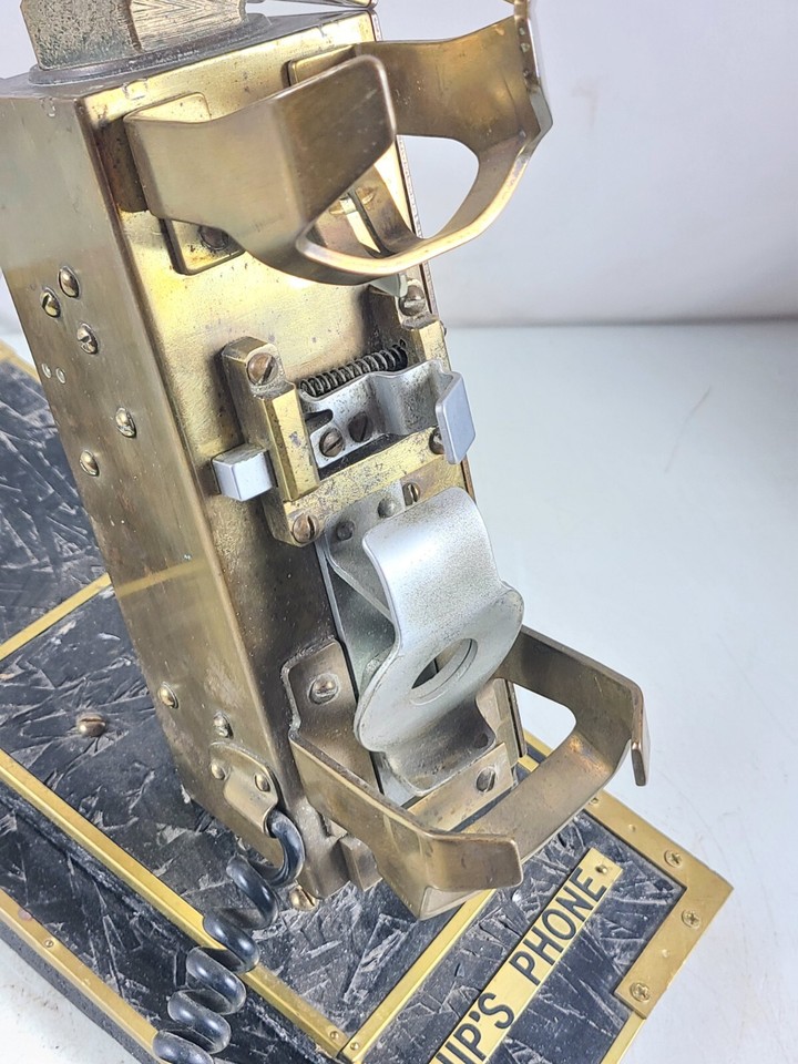 VINTAGE US NAVY SHIP WW2 WWII SHIPBOARD ROTARY DIAL TELEPHONE TYPE F ...