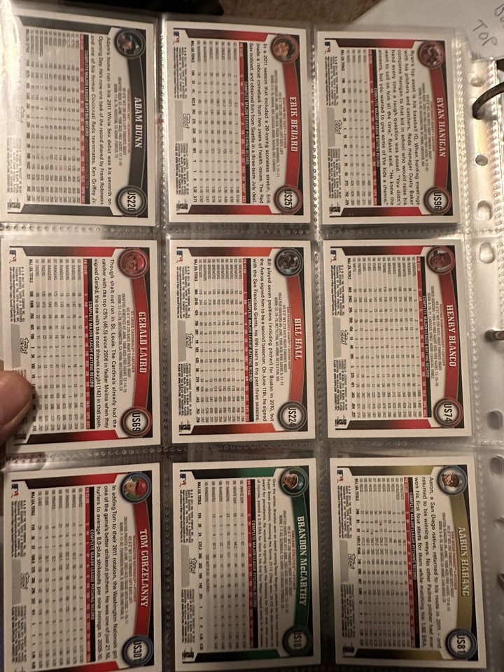 2011 TOPPS Update WALMART BLUE Parallel Baseball Card Lot | eBay