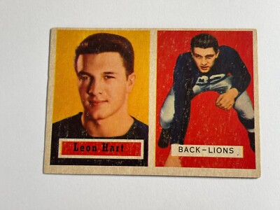 1957 Topps - Leon Hart #118 EX Condition | eBay