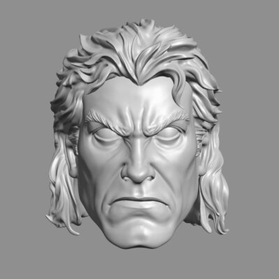 Magneto Mutant Genosha custom head for 4" 6" 7" 12" Marvel Comics ...