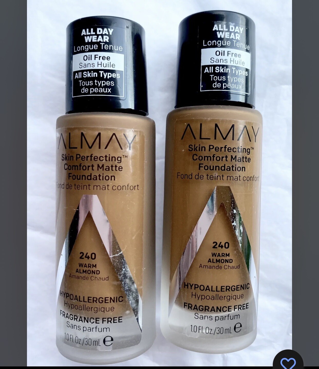 Almay Skin Perfecting Comfort Matte Foundation 1 fl oz 240 Warm Almond ...