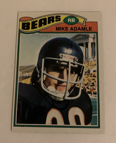1977 Mike Adamle # 481 Chicago Bears Topps NFL Football Card RB | eBay