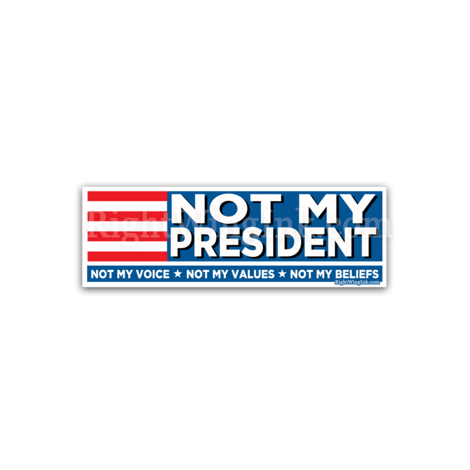 Not My President Bumper Sticker Decal 5 pack 5" wide Joe Biden | eBay