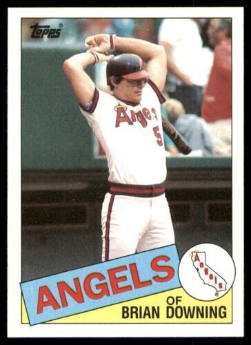 1985 Topps Brian Downing #374 Outfield California Angels FREE shipping ...
