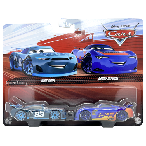 Disney Pixar Cars Die-Cast Metal Toys - Nick Shift and Barry Depedal 2 ...
