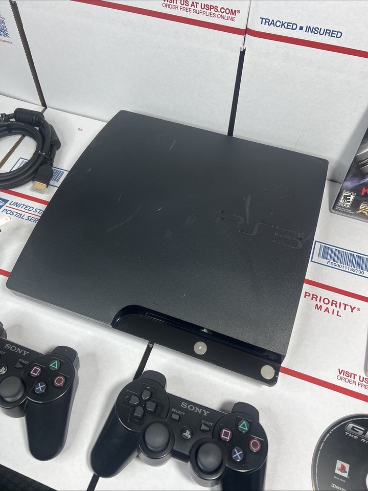 Sony PlayStation 3 PS3 Slim 250GB Console Bundle - SAME DAY SHIP ...